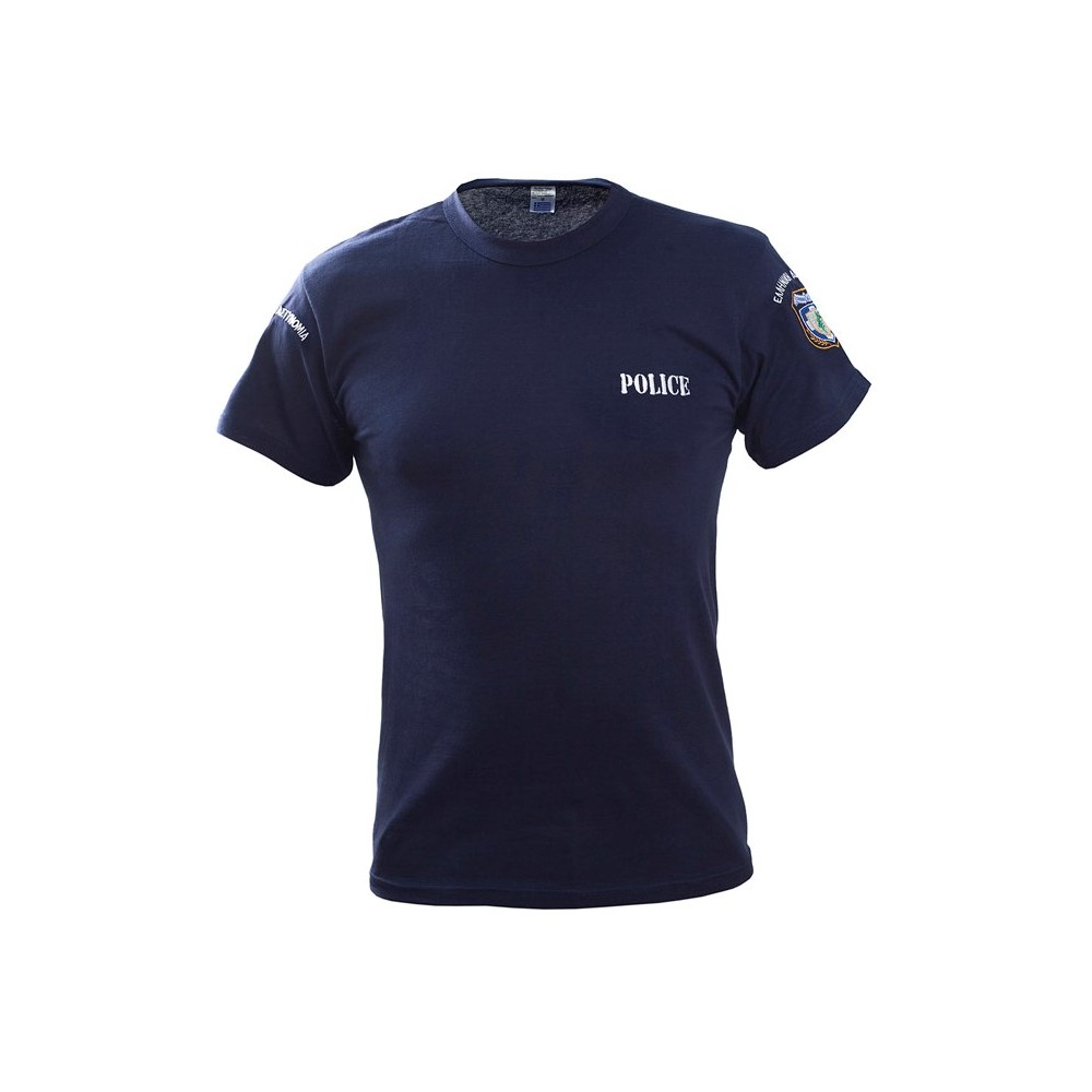 T-SHIRT ΕΛΛΗΝΙΚΗ ΑΣΤΥΝΟΜΙΑ ΜΠΛΕ - hliopoulos